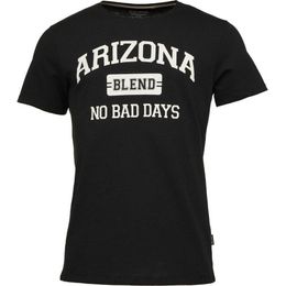 Blend T-Shirt Logo T-Shirt NO BAD DAYS 6243 in Schwarz-2
