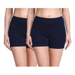 Merry Style Leggings Damen Shorts Radlerhose Hotpants MS10-283 (2-tlg) aus Viskose