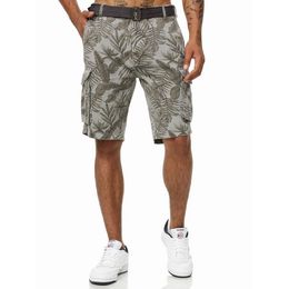 Tazzio Cargoshorts A201 Cargo Shorts inkl. abnehmbarem Gürtel