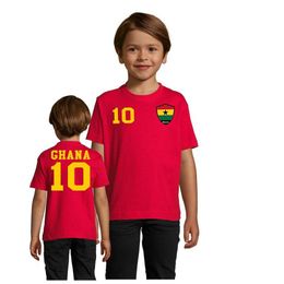 Blondie & Brownie Blondie & Brownie T-Shirt Kinder Ghana Afrika Cup Sport Trikot Fußball Football Meister WM