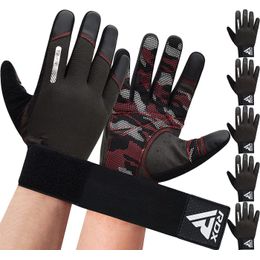 RDX Trainingshandschuhe RDX Fitness Handschuhe voller Finger Frauen Männer Touchscreen langen