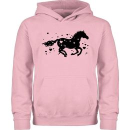 Shirtracer Hoodie Pferde Reiten Laufendes Pferd Pferd