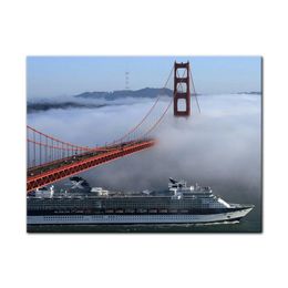 Bilderdepot24 Leinwandbild Golden Gate Bridge in San Francisco