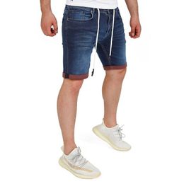 Yazubi Jeansshorts Henry lässige Sweatshorts mit Stretchanteil