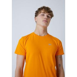 SPORTKIND Funktionsshirt Tennis T-Shirt Rundhals Herren & Jungen orange