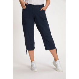 Ulla Popken Cargoshorts 7/8-Cargohose Komfortbund