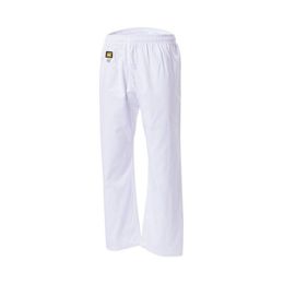 KWON Sporthose Karatehose Traditional 8 oz weiß 2022 Kampfsporthose Hose Karate Krav Maga (1er Pack) Taekwondo 100% Baumwolle