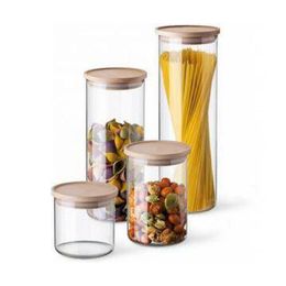 SIMAX Vorratsglas Vorratsglas mit Kunststoffdeckel