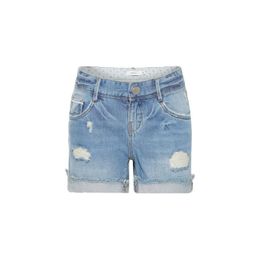 name it Jeansshorts name it Mädchen Jeans kurz mit Destroyed-Details