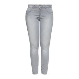 ATT Jeans Slim-fit-Jeans Leoni mit Fransen am Saum