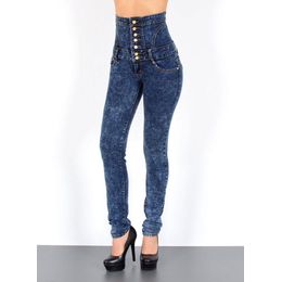 ESRA Skinny-fit-Jeans J11 Damen Skinny Jeans