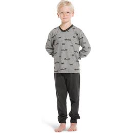 PASTUNETTE Schlafanzug Jungen Schlafánzug mit Autos allover (2 tlg) Baumwolle
