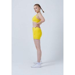 SPORTKIND Funktionsshorts Advantage Tennis Shorts mit Ballhalter Mädchen & Damen gelb