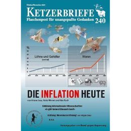 Die Inflation heute - Ariane Joos, Anita Werner, Alex Koch, Regina Ringer, Patrick Cassel, Angela Virjat, Peter Priskil, Mirjam Stolz, Ingo Schuler, Geheftet