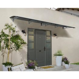Palram Canopia Aquila Vordach, solar grau, klar 412x91,5x17,5 in cm (LxBxH)