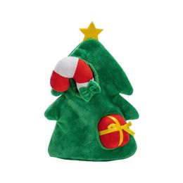 Beeztees Tierkuscheltier Hundespielzeug Xmas HidenSeek Weihnachtsbaum Plüsch grün
