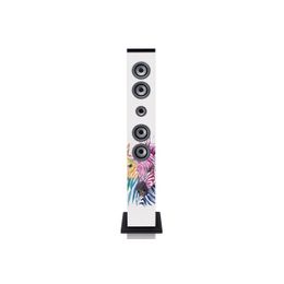 Lenco IBT-6 Zebra Stand-Lautsprecher (Bluetooth-Speaker