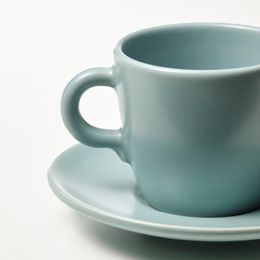 IKEA FÄRGKLAR Tasse mit Untertasse