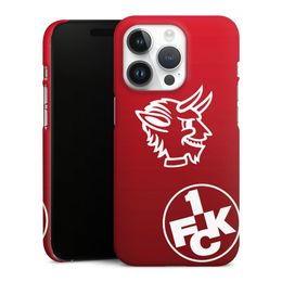 DeinDesign iPhone 14 Pro Handy Premium Case Smartphone Handyh&uuml;lle Schutzh&uuml;lle matt Devil Official Licensed Product 1. Fc Kaiserslautern Premium Case