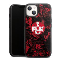 DeinDesign iPhone 13 Handy Gallery Case Handyh&uuml;lle 9H Geh&auml;rtetes Glas R&uuml;ckseite H&uuml;lle 1. Fc Kaiserslautern 1. Fck Logo Gallery Case