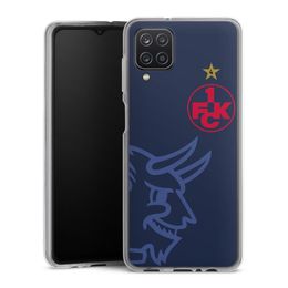 DeinDesign Galaxy A12 Handy Silikon H&uuml;lle Case transparent Handyh&uuml;lle 1. Fc Kaiserslautern Logo 1. Fck Silikon Case