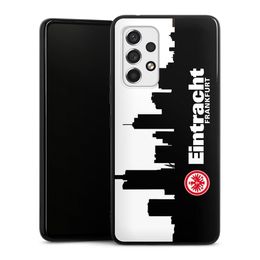 DeinDesign Galaxy A53 5G Handy Silikon H&uuml;lle Case schwarz Handyh&uuml;lle Official Licensed Product Sge Eintracht Frankfurt