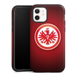 DeinDesign iPhone 12 mini Handy Panzer Handyh&uuml;lle robuste Outdoor H&uuml;lle Schutzh&uuml;lle gl&auml;nzend Coat Of Arms Eintracht Frankfurt Official Licensed Product Tough 