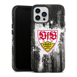 DeinDesign iPhone 13 Pro Max Handy Panzer Handyh&uuml;lle robuste Outdoor H&uuml;lle Schutzh&uuml;lle matt Official Licensed Product Vfb Stuttgart Bundesliga Tough Case