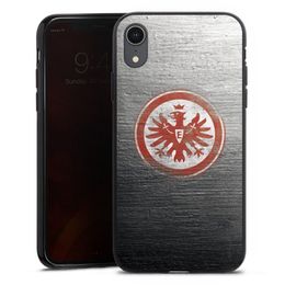 DeinDesign iPhone Xr Handy Silikon H&uuml;lle Case schwarz Handyh&uuml;lle Eintracht Frankfurt Sge Logo