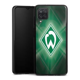 DeinDesign Galaxy A12 Handy Silikon H&uuml;lle Case schwarz Handyh&uuml;lle Coat Of Arms Official Licensed Product Sv Werder Bremen