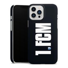 DeinDesign iPhone 13 Pro Max Handy Premium Case Smartphone Handyh&uuml;lle Schutzh&uuml;lle matt 1. Fcm 1. Fc Magdeburg Official Licensed Product Premium Case
