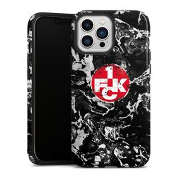 DeinDesign iPhone 13 Pro Max Handy Panzer Handyh&uuml;lle robuste Outdoor H&uuml;lle Schutzh&uuml;lle gl&auml;nzend Coat Of Arms 1. Fc Kaiserslautern Muster Tough Case