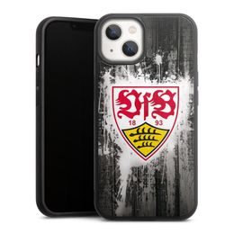 DeinDesign iPhone 13 Handy Gallery Case Handyh&uuml;lle 9H Geh&auml;rtetes Glas R&uuml;ckseite H&uuml;lle Official Licensed Product Vfb Stuttgart Bundesliga Gallery Case