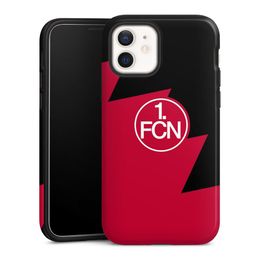 DeinDesign iPhone 12 mini Handy Panzer Handyh&uuml;lle robuste Outdoor H&uuml;lle Schutzh&uuml;lle gl&auml;nzend 1. Fc N&uuml;rnberg Merchandise 1. Fcn Tough Case