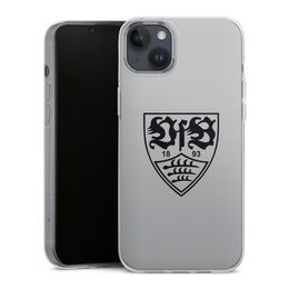 DeinDesign iPhone 14 Plus Handy Silikon H&uuml;lle Case transparent Handyh&uuml;lle Logo Official Licensed Product Vfb Stuttgart Silikon Case