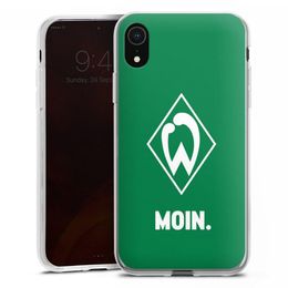 DeinDesign iPhone Xr Handy Silikon H&uuml;lle Case transparent Handyh&uuml;lle Moin Official Licensed Product Sv Werder Bremen Silikon Case