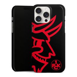 DeinDesign iPhone 15 Pro Max Handy Premium Case Smartphone Handyh&uuml;lle Schutzh&uuml;lle gl&auml;nzend 1. Fc Kaiserslautern Logo Official Licensed Product Premium Case