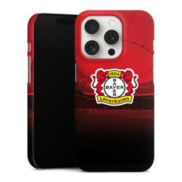 DeinDesign iPhone 15 Pro Handy Premium Case Smartphone Handyh&uuml;lle Schutzh&uuml;lle matt Bayer 04 Leverkusen Official Licensed Product Stadium Premium Case