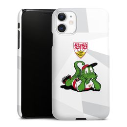 DeinDesign iPhone 11 Handy Premium Case Smartphone Handyh&uuml;lle Schutzh&uuml;lle gl&auml;nzend Vfb Stuttgart Official Licensed Product Mascot Premium Case