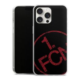 DeinDesign iPhone 15 Pro Max Handy Silikon H&uuml;lle Case transparent Handyh&uuml;lle Texture Merchandise 1. Fcn Silikon Case