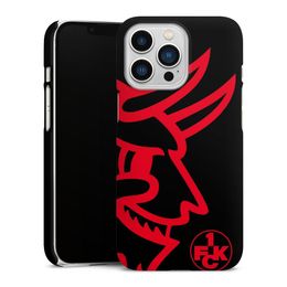 DeinDesign iPhone 13 Pro Handy Premium Case Smartphone Handyh&uuml;lle Schutzh&uuml;lle matt 1. Fc Kaiserslautern Logo Official Licensed Product Premium Case