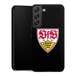 DeinDesign Galaxy S22 Handy Premium Case Smartphone Handyh&uuml;lle Schutzh&uuml;lle matt Vfb Stuttgart Coat Of Arms Official Licensed Product Premium Case