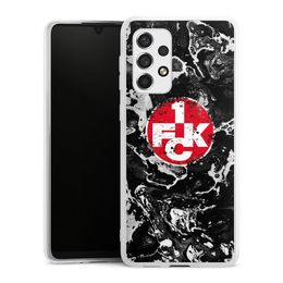 DeinDesign Galaxy A33 5G Handy Silikon H&uuml;lle Case transparent Handyh&uuml;lle Muster 1. Fc Kaiserslautern Coat Of Arms Silikon Case