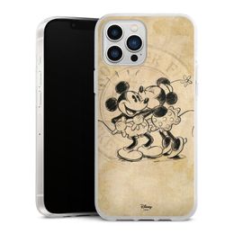 DeinDesign iPhone 13 Pro Max Handy Silikon H&uuml;lle Case transparent Handyh&uuml;lle Minnie Mouse Vintage Mickey Mouse Silikon Case