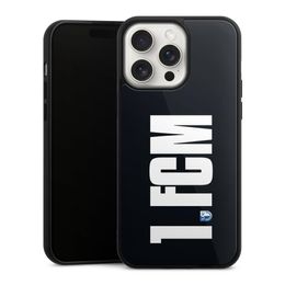 DeinDesign iPhone 15 Pro Max Handy Gallery Case Handyh&uuml;lle 9H Geh&auml;rtetes Glas R&uuml;ckseite H&uuml;lle 1. Fcm 1. Fc Magdeburg Official Licensed Product Gallery Case