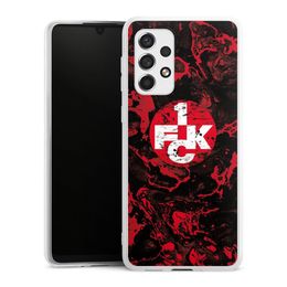 DeinDesign Galaxy A33 5G Handy Silikon H&uuml;lle Case transparent Handyh&uuml;lle 1. Fc Kaiserslautern 1. Fck Logo Silikon Case