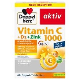 Queisser Doppelherz aktiv Vitamin C 1000 + D3 + Zink