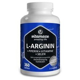 Vitamaze GmbH vitamaze L-ARGININ 750 mg + Piperin + Vitamine