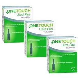 Onetouch Ultra Plus Blutzuckerteststreifen 3er Set