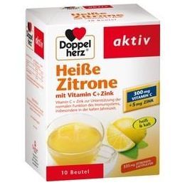 Queisser Doppelherz aktiv Heiße Zitrone mit Vitamin C + Zink